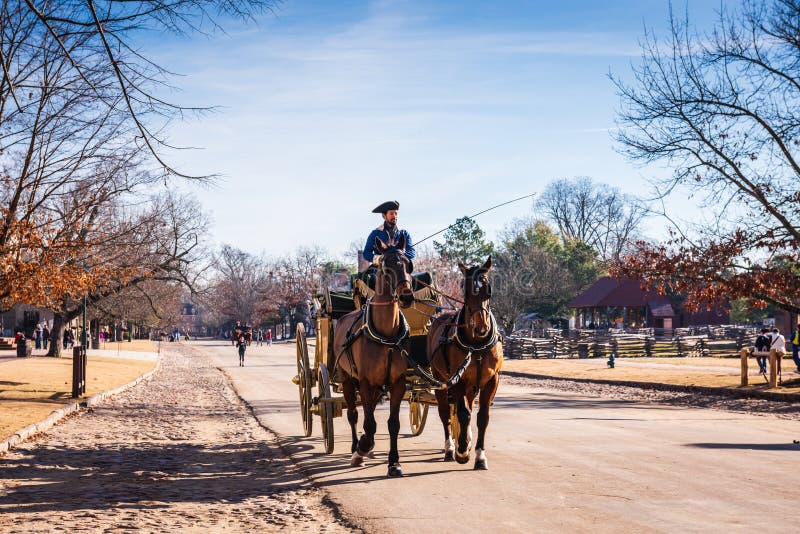 Colonial Williamsburg - Williamsburg VA Editorial Stock Photo - Image ...