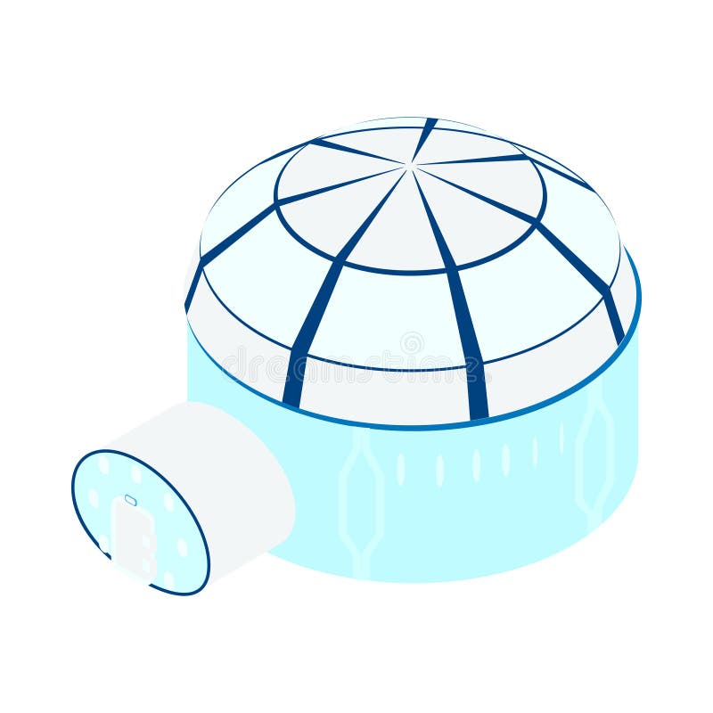 Colonization Base Icon stock vector. Illustration of science - 239490311