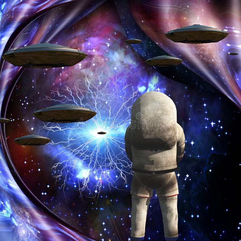 Colonization stock illustration. Illustration of galaxy - 87631951