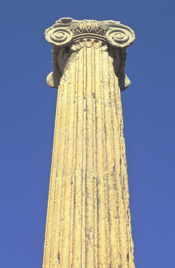 Colonna ionica immagine stock. Immagine di ionico, storia - 1068427