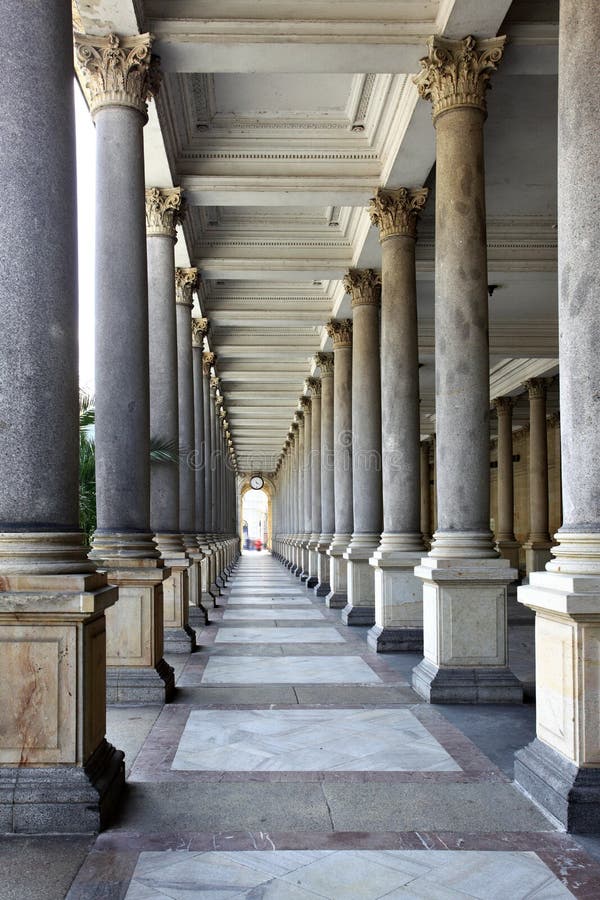 Colonnade stock image. Image of czechia, repetition, conceptual - 11780767