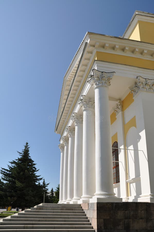 Colonnade. stock photo. Image of pylon, cornice, christian - 19512418