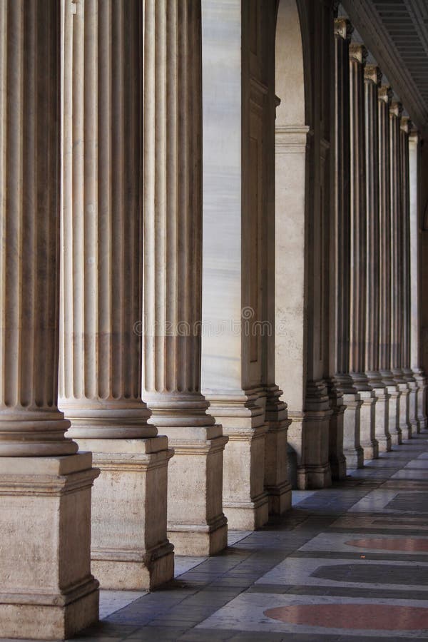 Pillar In The Gothic-Renaissance Style. Stock Photo - Image of exterior ...
