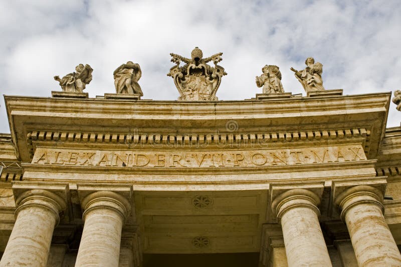 Colonnade stock image. Image of vatican, pope, bernini - 27792293