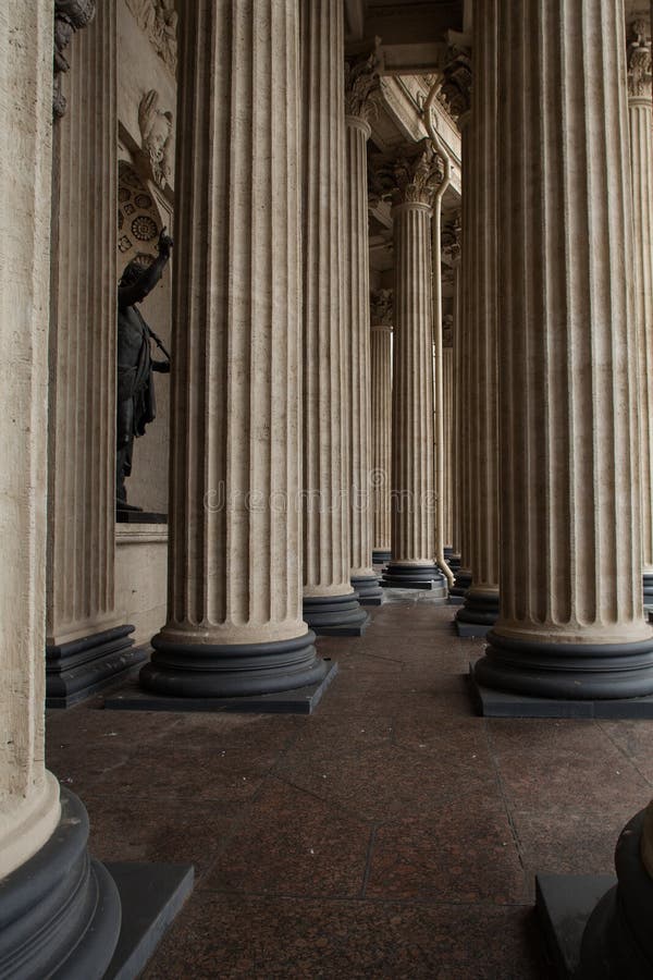 Ionic order columns stock photo. Image of cylinder, ionic - 112064258