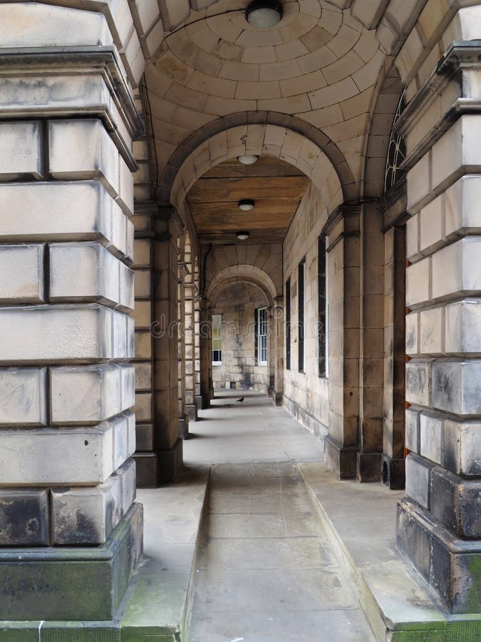 The Colonnade Passageway With Pergola In The Garden Of Villa Big Stock ...