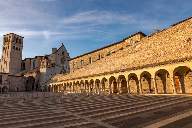Colonnade of the square stock image. Image of tower - 124036545