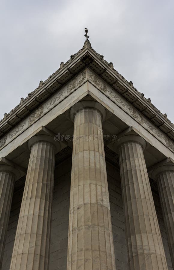 Colonne Greche Nel Modello Verticale Fotografia Stock - Immagine di ...