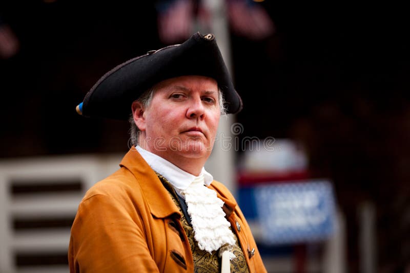 El Colono Americano Temprano En Philadelphia Imagen de archivo ...