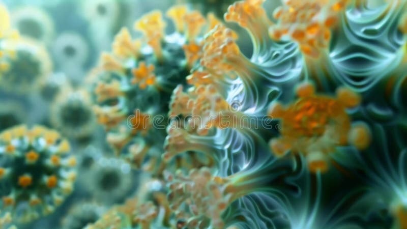 A Colony of Bacteria Arranged in a Fractallike Structure with Repeated ...
