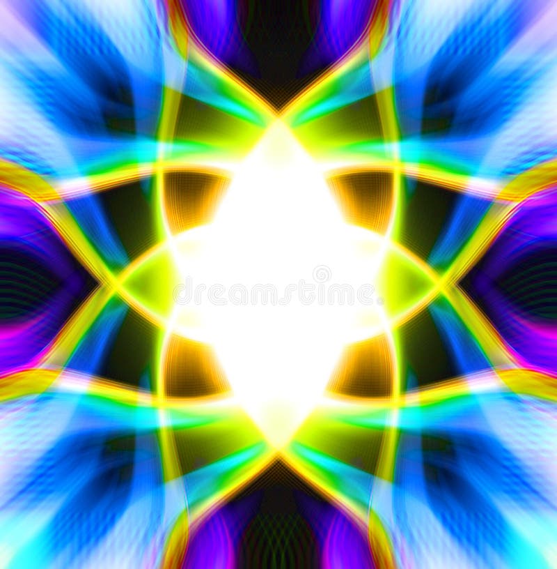 Seven Chakra Vortex Stack stock illustration. Illustration of kundalini ...