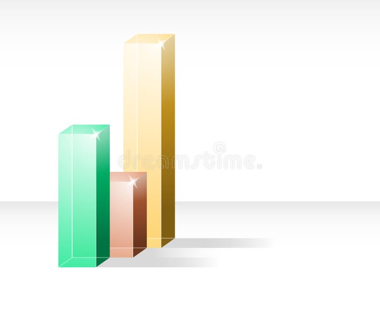 Color 3d graph stock vector. Illustration of icon, element - 28939203