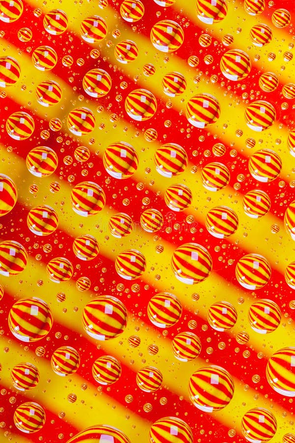 Abstract Background with Drops Stock Photo - Image of realistic ...