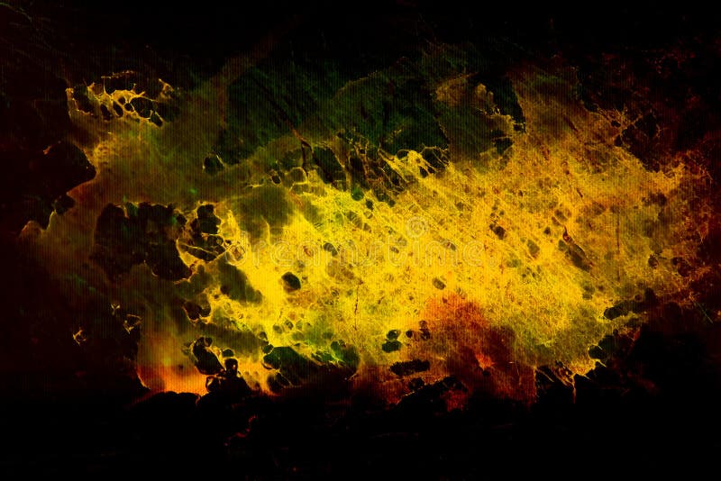 Color Abstract Background. Fire Structure. Computer Collage. Stock ...