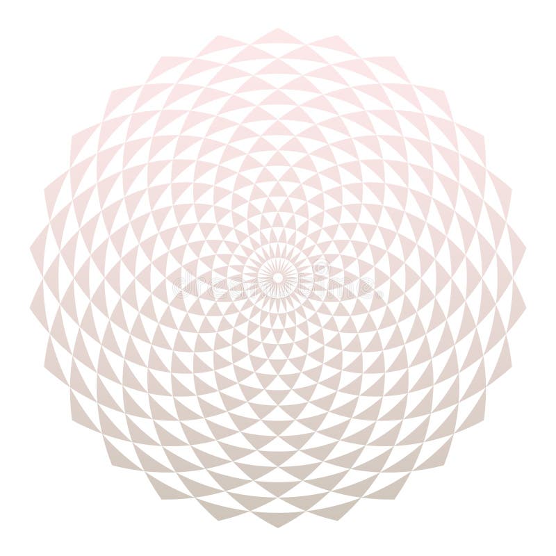 Circular Fractal Design Element Stock Vector - Illustration of elegant ...