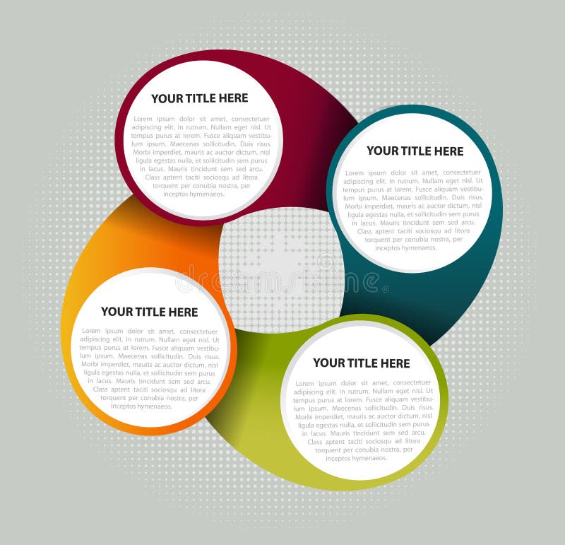 Color Abstract Fun Diagram Background Stock Vector - Illustration of ...