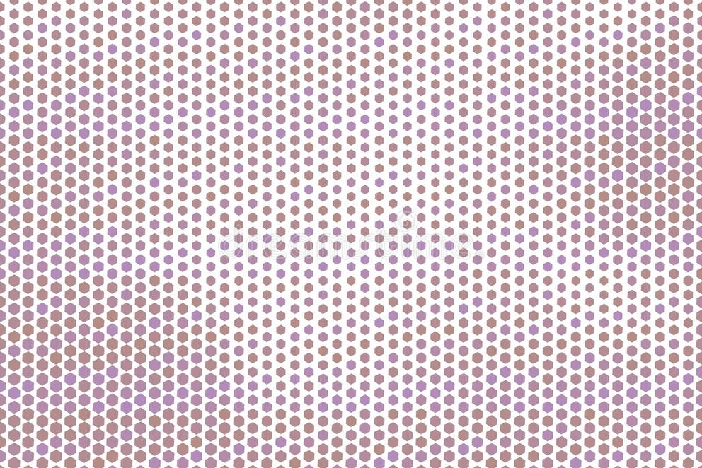 Color Abstract Hexagon Pattern Generative Art Background White Wallpaper Web And Digital Stock