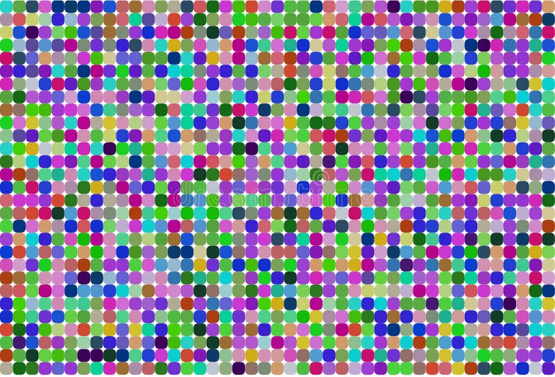 Color Abstract Mixed Pattern Generative Art Background. Mosaic, Style ...