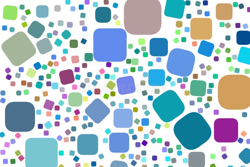 Color Abstract Mixed Pattern Generative Art Background. Style ...