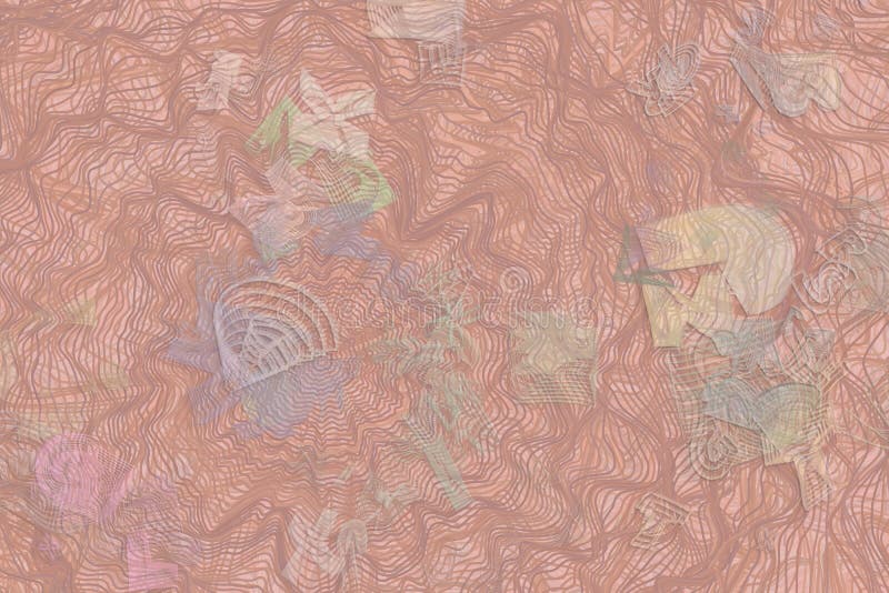 Color Abstract Pattern, Generative Blended Messy Shapes, Art Background ...