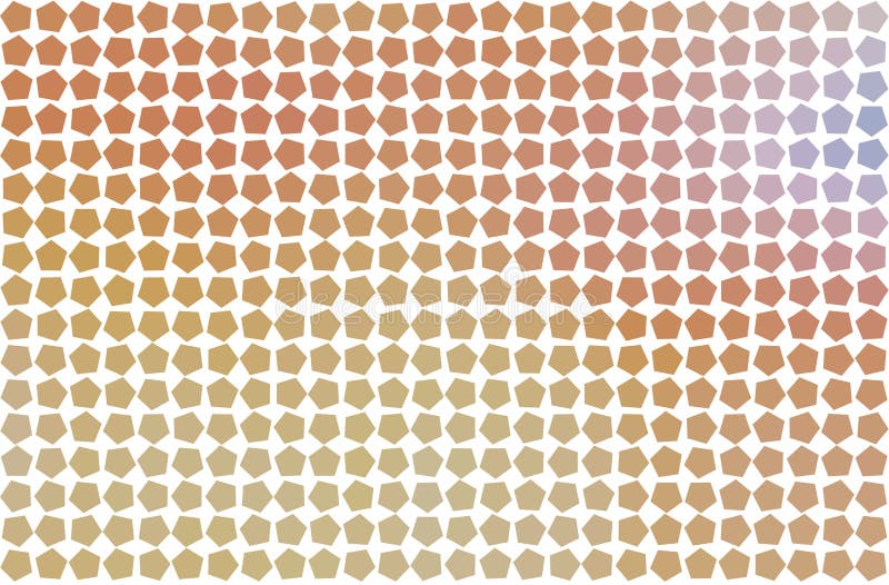 Color Abstract Pentagon Pattern Generative Art Background. Drawing ...