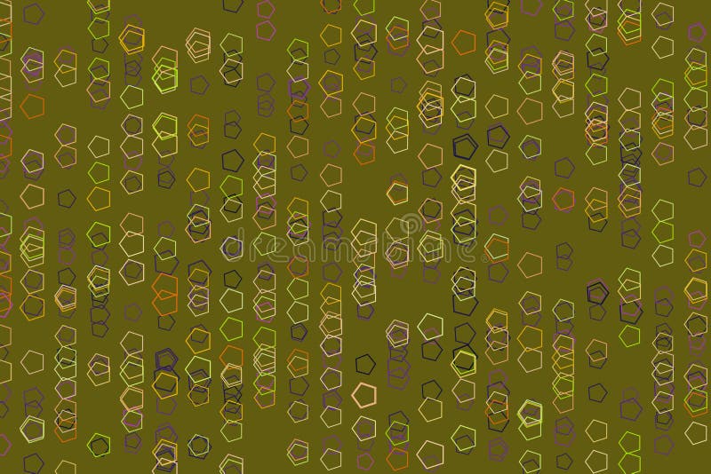 Color Abstract Pentagon Pattern Generative Art Background. Effect, Web ...