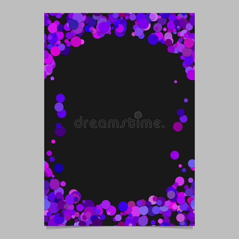 Color Abstract Random Dot Pattern Card Background Template - Vector ...