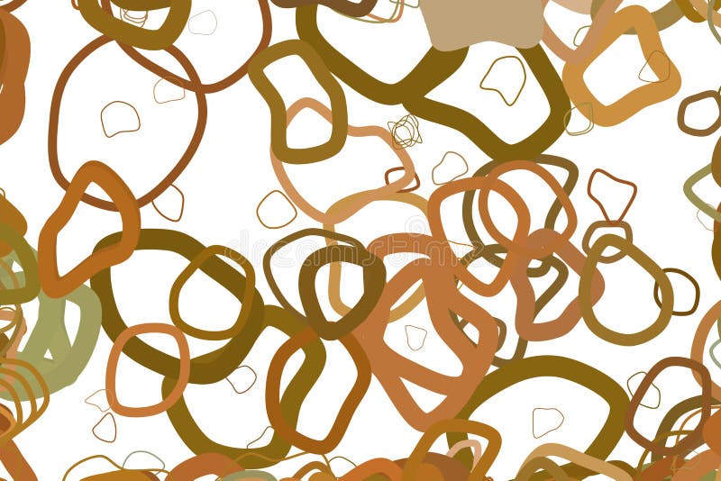 Color Abstract Random Rounded Shapes Geometric Pattern Generative Art ...