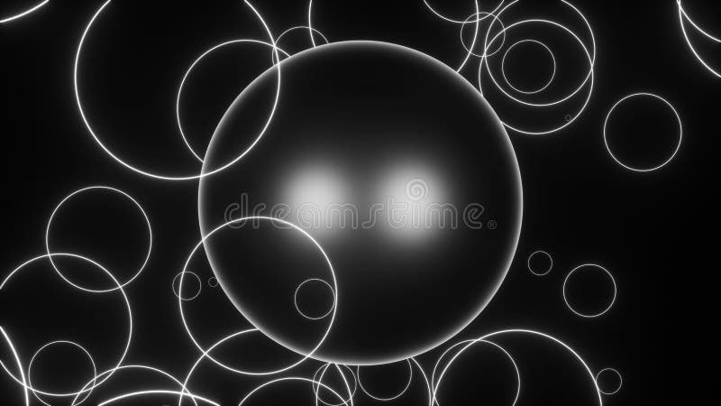 Abstract Rings Seamless Pattern for Your Design Stock Vector ...