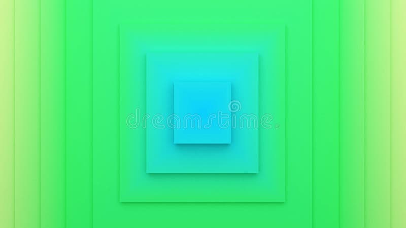 Color Abstract Square Shape,3d Rendering Stock Illustration ...