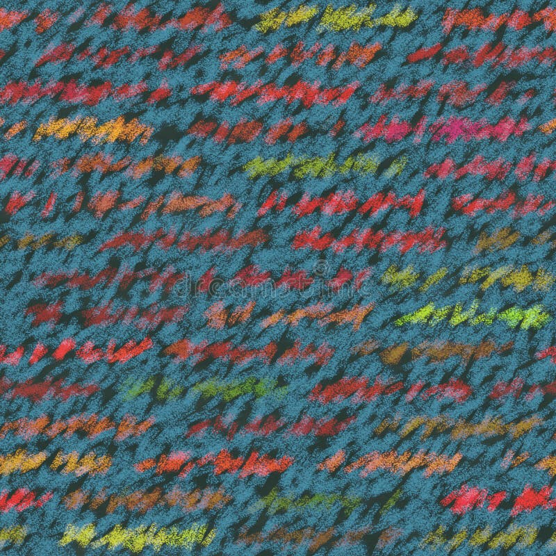 Color Abstract Texture of Drawing with Chalk Stock Illustration ...