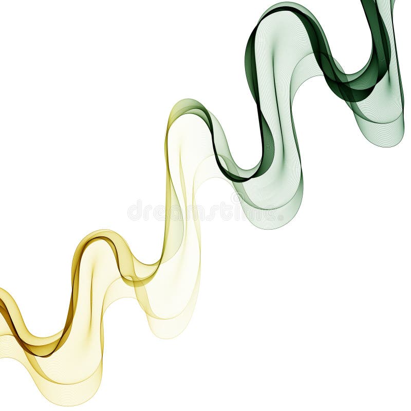 Color Abstract Wave. Vector Template for a Presentation. Decor Element ...