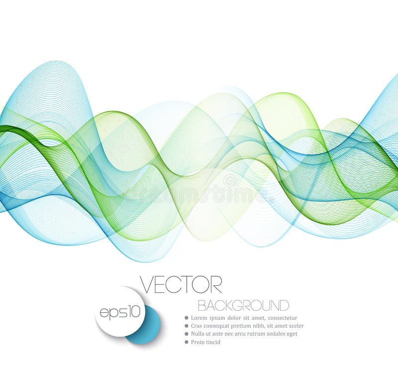 Color Abstract Waves. Vector Illustration Stock Vector - Illustration ...