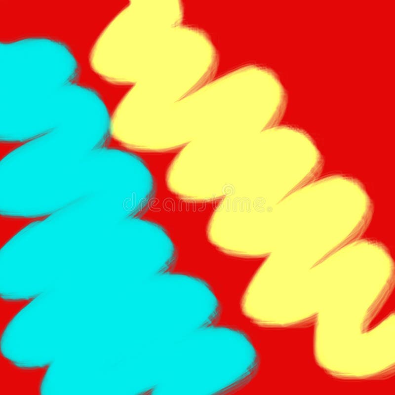 Color Abstraction in Multicolor, Red Blue and Yellow Stock Illustration ...