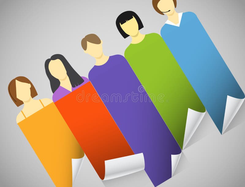 Color account avatars stock vector. Illustration of design - 25511190