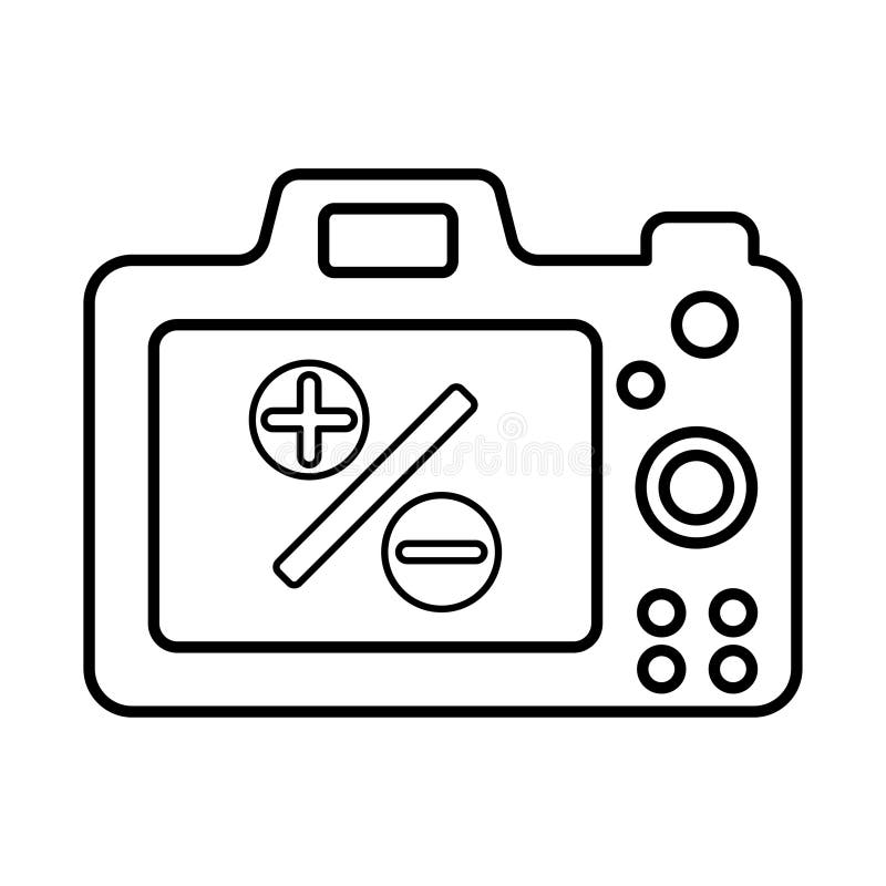 Color Adjust Mode Icon in Outline Style Stock Vector - Illustration of ...
