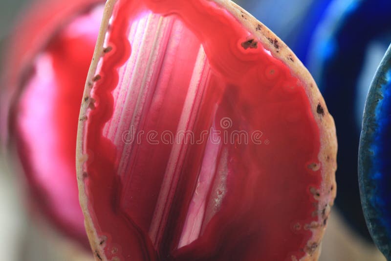 Color Agate Mineral Texture Stock Image - Image of decoration, shiny ...