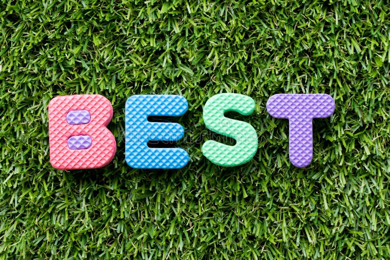 Color Alphabet Letter Word Best Green Grass Background Stock Photos ...