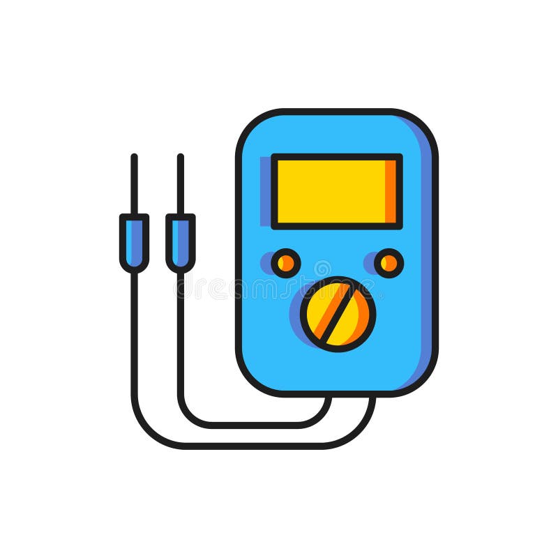 Filled Outline Electric Meter Icon Stock Illustrations – 160 Filled ...