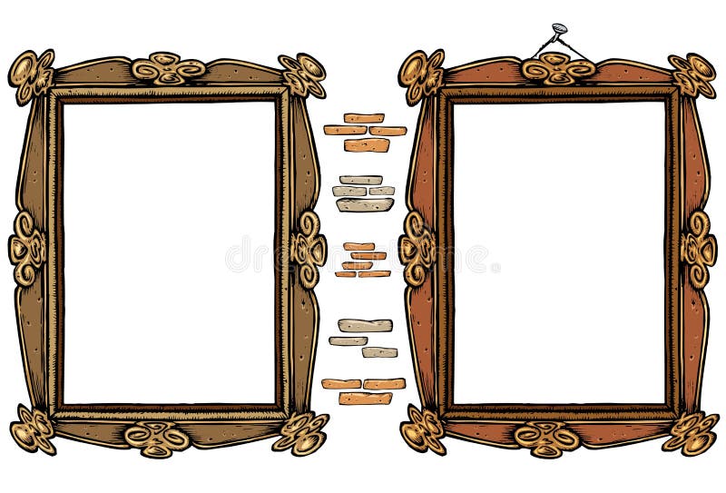 Color Ancient Cadre Stock Illustrations – 2 Color Ancient Cadre Stock ...