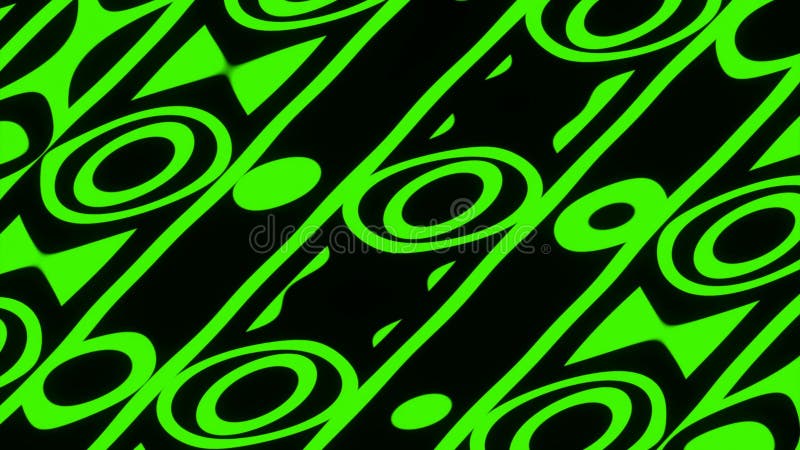 Color Animated Pattern with Flowing Circles and Rings. Design Stock ...