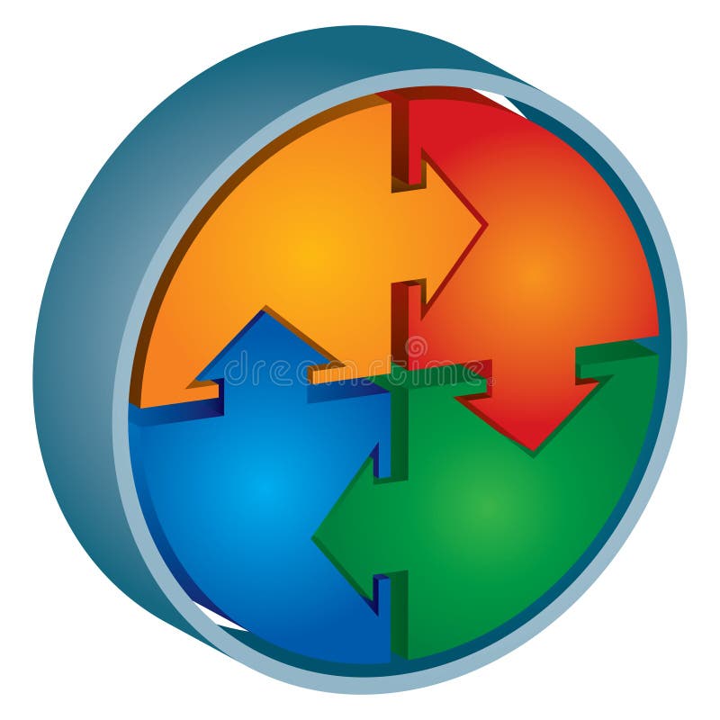 Color arrows stock vector. Illustration of technology - 18983216