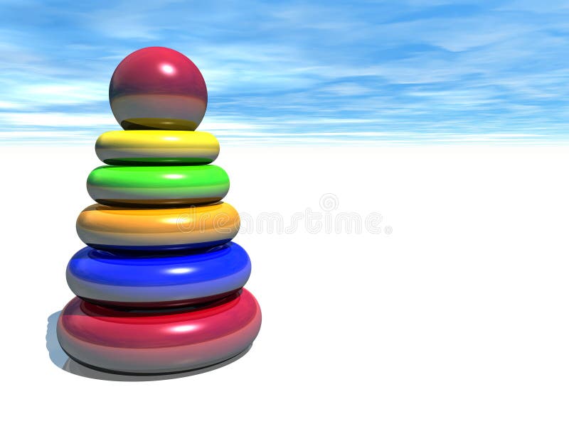 Color Baby Pyramid In Sky Picture. Image: 859187