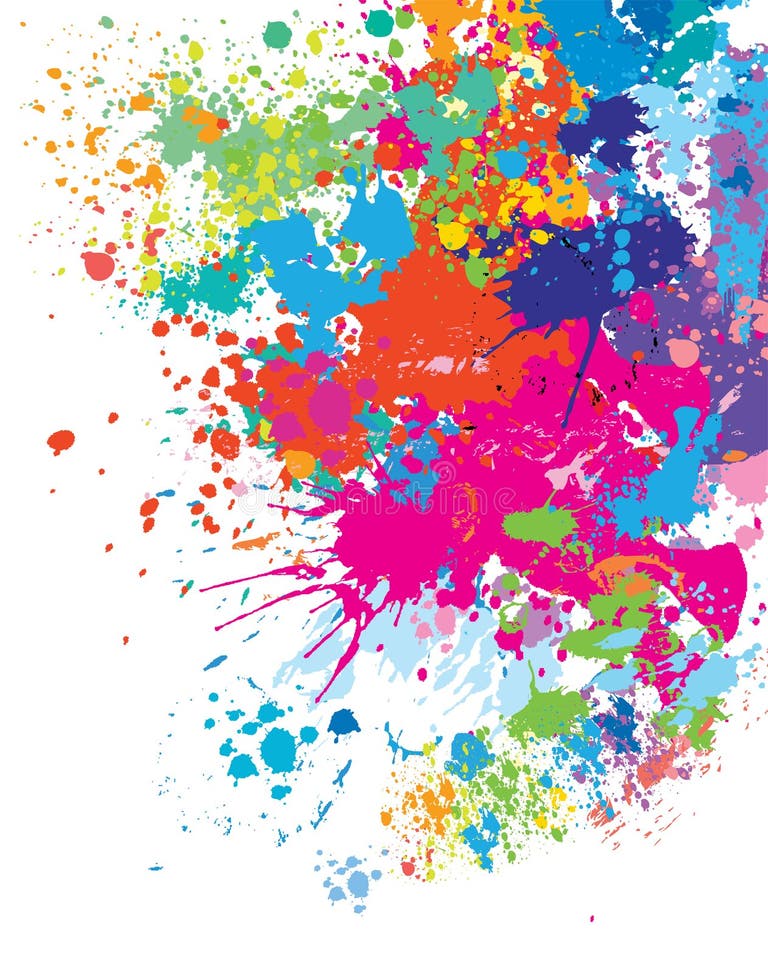 Color Splat Background Stock Illustrations – 29,956 Color Splat ...