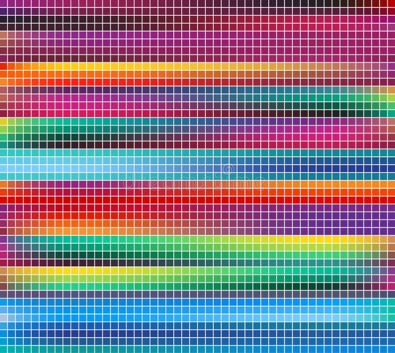 Color Background for Banners. Many Square Points in Different Colors ...