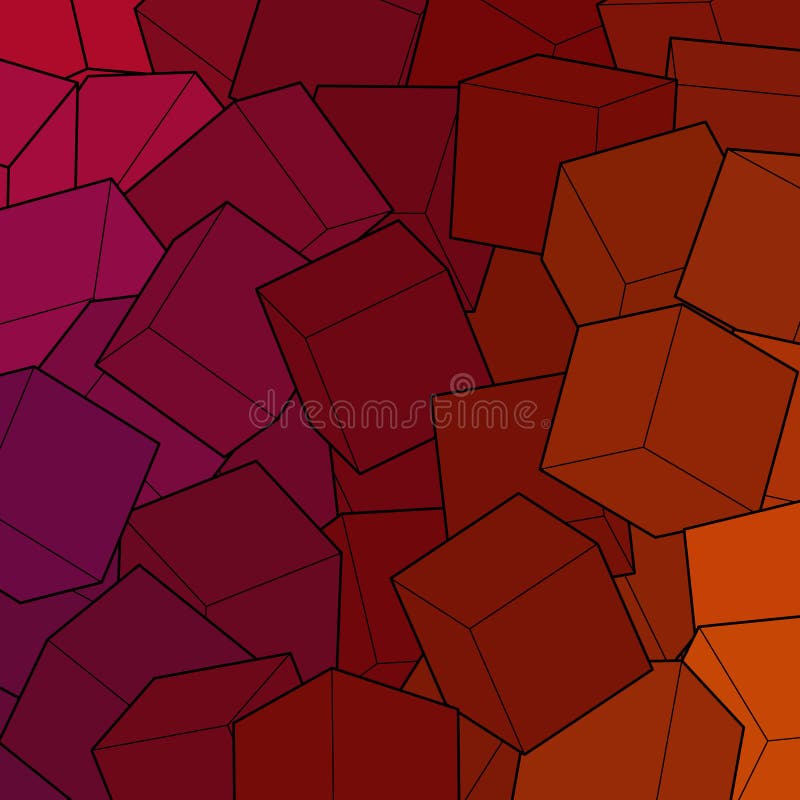 Color Background from Cubes. Polygonal Style. Design Element. Eps 10 Stock Vector - Illustration ...