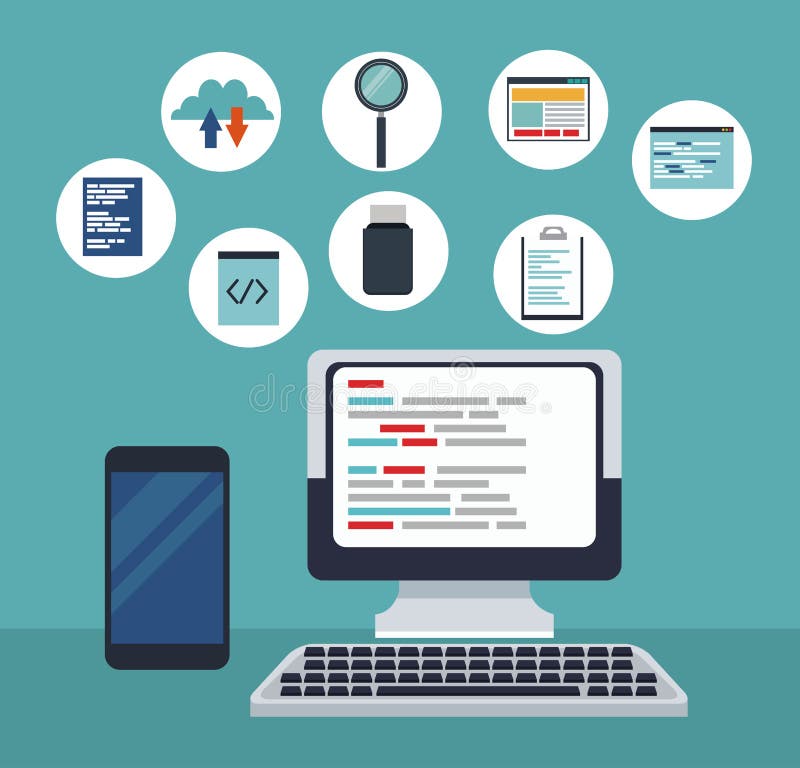 Codes Monitor Stock Illustrations – 193 Codes Monitor Stock ...