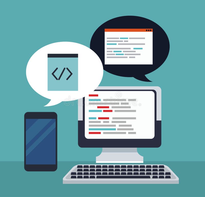 Codes Monitor Stock Illustrations – 193 Codes Monitor Stock ...