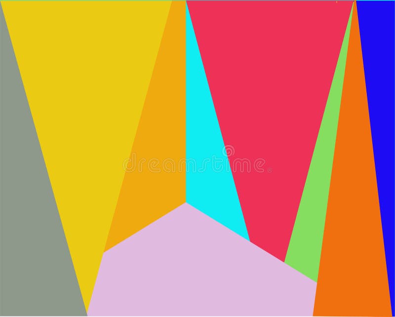 Color Background from Triangles and Rectangles Stock Illustration ...