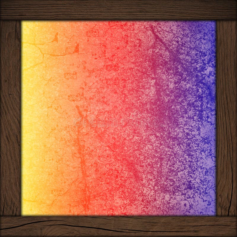 Color Background with Wood Frame Stock Photo - Image of antique ...